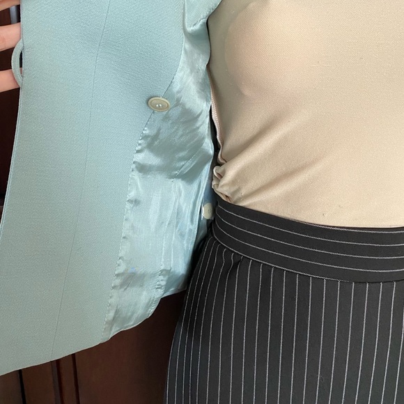 Emporio Armani | Jackets & Coats | Vintage Emporio Armani Mint Green Blazer Size 40 | Poshmark